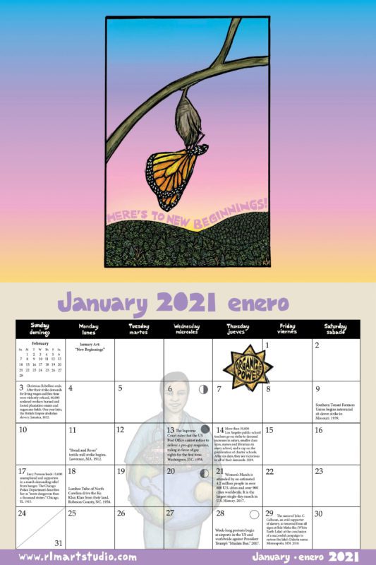 Calendar – Ricardo Levins Morales Art Studio Store