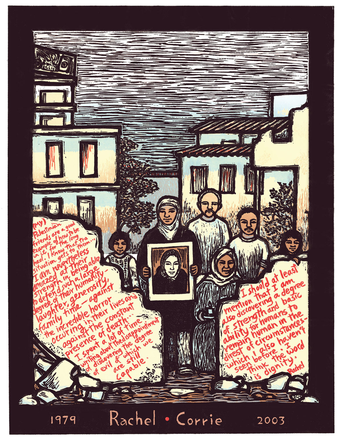 Rachel Corrie – Ricardo Levins Morales Art Studio Store