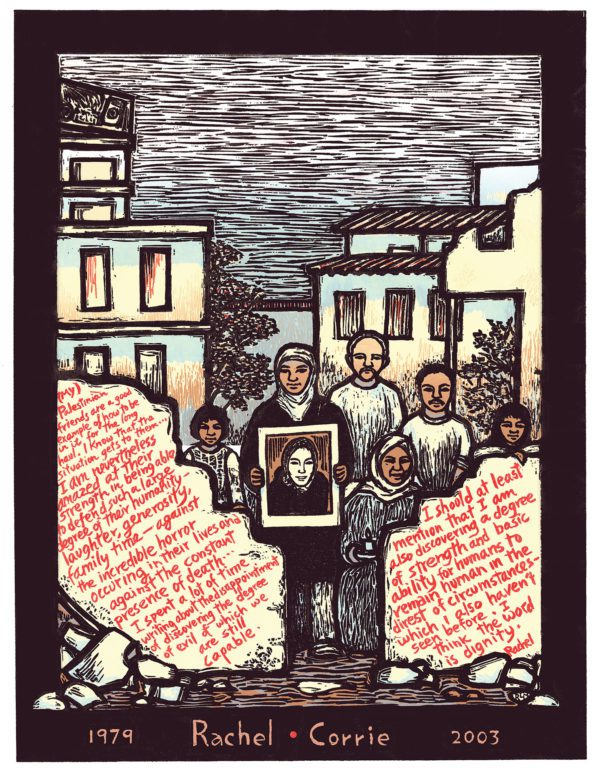 Rachel Corrie – Ricardo Levins Morales Art Studio Store