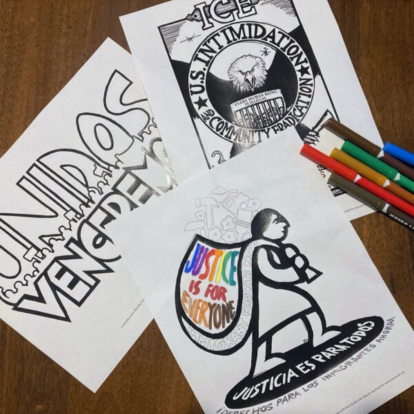 5 Free Immigrant Rights Coloring Pages – Ricardo Levins Morales Art ...