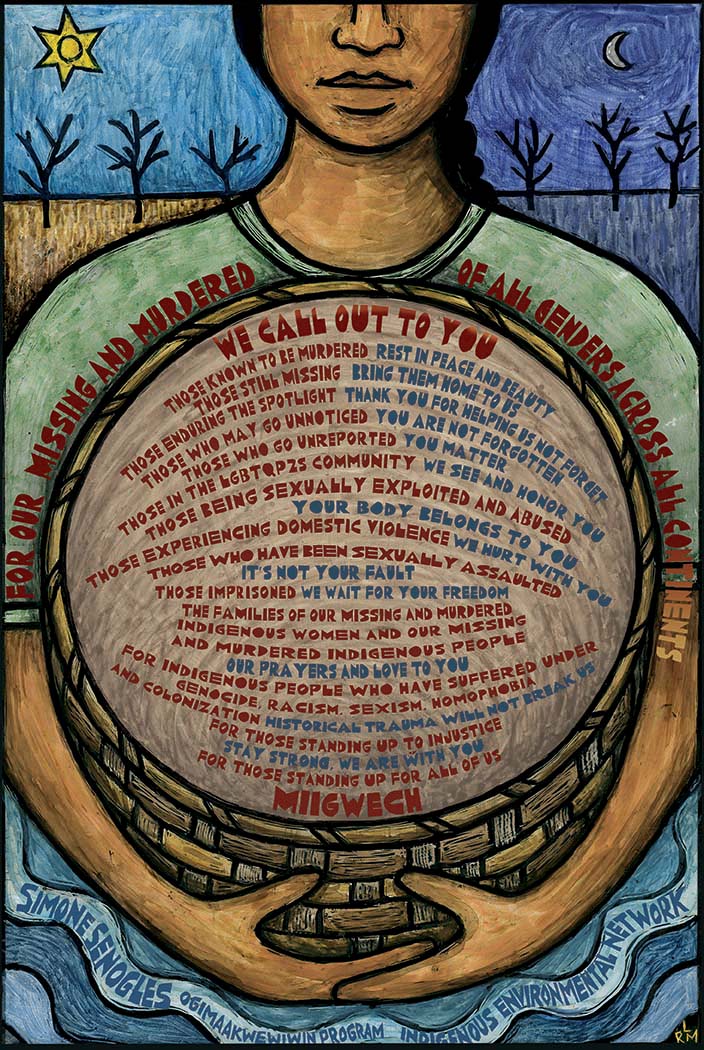 For Our Missing - Poster Art for Social Justice - Ricardo Levins Morales