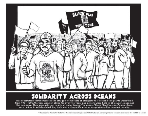 5 Free Labor Movement Coloring Pages – Ricardo Levins Morales Art ...