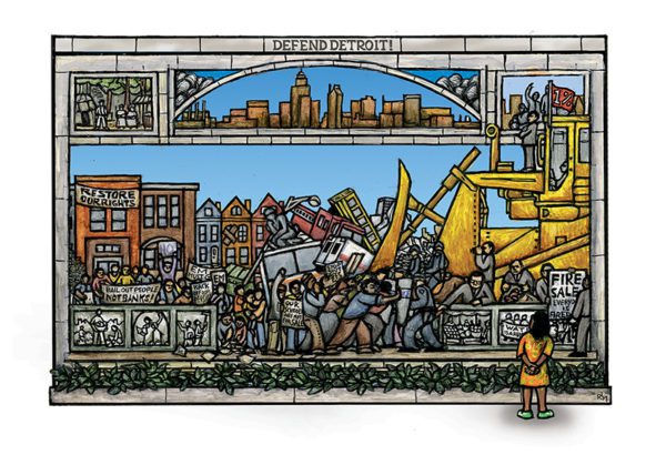 Defend Detroit – Ricardo Levins Morales Art Studio Store